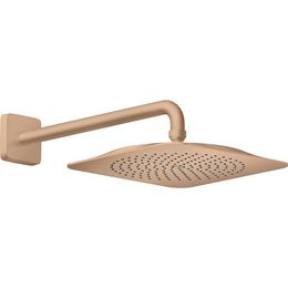 Hansgrohe Axor Citterio C Kopfbrause 270 1jet 28790310 mit Brausearm, brushed red gold optic