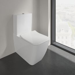 Villeroy & Boch Villeroy und Boch Stand-Tiefsp&uuml;l-WC 4612R0R1 37,5 x 70 cm, f&uuml;r Kombination, sp&uuml;lrandlos, wei&szlig; C-plus