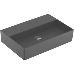 Villeroy & Boch Villeroy & Boch Memento 2.0 Waschtisch 4A2263I4 60 x 42 cm, Graphite C-plus, ohne Hahnloch, ohne &Uuml;berlauf