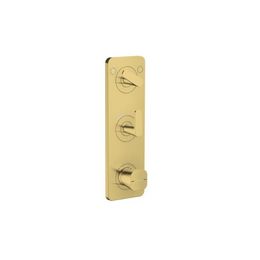 Hansgrohe Axor Citterio C Thermostatmodul 49700990 ohne Struktur, polished gold optic, Unterputz, mit Platte