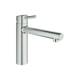 Grohe Sp&uuml;ltischarmatur Concetto 31128DC1 mittelhoher Auslauf, supersteel