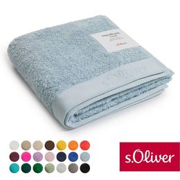 Handtuch s.Oliver, B:50cm L:100cm, blau, Walkfrottier, Baumwolle, Handtücher, "s.Oliver, Premium Qualität, 600 gr/m², auch als Sets erhältlich",