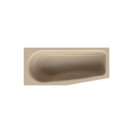 Bette BetteLuna Badewanne 2760-003 bahamabeige, 170x75x45cm, Schr&auml;ge Fu&szlig;ende rechts