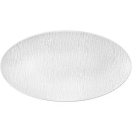 Seltmann Weiden Servierplatte "Life Fashion", B/H/L: 17,9cm x 2,5cm x 32,9cm, wei&szlig;, Servierplatten, Platte oval
