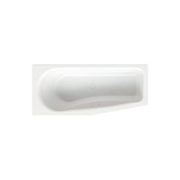 Bette BetteLuna Badewanne 2760-004 edelwei&szlig;, 170x75x45cm, Schr&auml;ge Fu&szlig;ende rechts