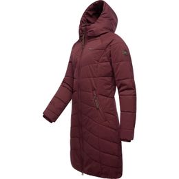Ragwear Damen Steppmantel "Dizzie Coat", rot, Gr. S, Au&szlig;enmaterial: 100% Polyester; Innenfutter: 100% Polyester; Wattierung: 100% Polyester, M&auml;ntel,