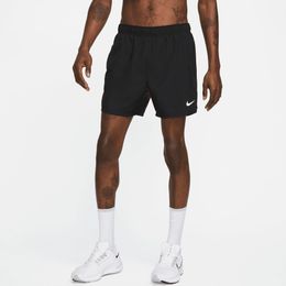Nike Herren Laufshorts "DRI-FIT CHALLENGER MENS 5" BRIEF-LI", schwarz, Gr. L, Obermaterial: 100% Polyester. Futter: 92% Polyester, 8% Elasthan, Hosen