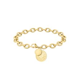 Damen Armband "LJ-0690-B-20, LJ-0691-B-20", 20cm, Edelstahl, gold, Liebeskind Berlin, Edelstahl, Armb&auml;nder