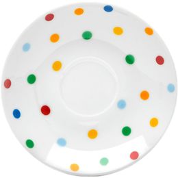 Van Well Untertasse "Capri", 14,5cm, bunt, Speiseteller, sp&uuml;lmaschinen- und mikrowellengeeignet,Porzellan, &Oslash; 14,5 cm