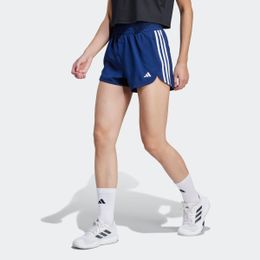 Damen Shorts "PACER WVN HIGH", blau, Gr. M, adidas Performance, Obermaterial: 100% Polyester, Hosen, Woven Trainingsshorts mit hohem Bund