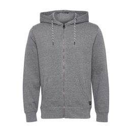 11 Project Herren Kapuzensweatjacke "Kapuzensweatjacke PROlias", grau, Gr. XXL, Obermaterial: 60% Baumwolle CO. 40% Polyester PES., Sweatjacken