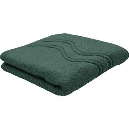 Duschtuch Ross, B:75cm L:140cm, gr&uuml;n, Frottier, Baumwolle, Handt&uuml;cher, "Cashmere feeling", 100% Baumwolle, mit Wellen-Bord&uuml;re, gro&szlig;e Farbauswahl