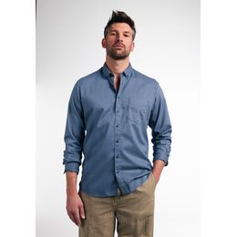 Eterna Herren Langarmhemd "MODERN FIT", blau, Gr. XXL, 70% cotton, 30% Lyocell, Hemden