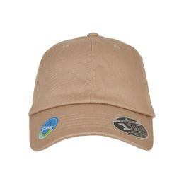 Flexfit Damen Fitted Cap "Flexfit Accessoires Eco Washing 110 Unstructered Alpha Cap"khaki, unifarben, 98% Baumwolle, 2% Elasthan, Caps