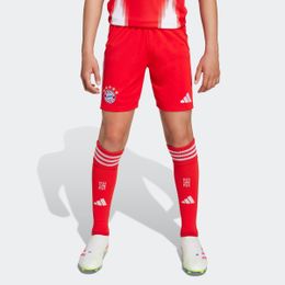 Jungen Trainingsshorts "FCB H SHO Y", rot, Gr. 140, adidas Performance, Obermaterial: 100% Polyester, Hosen