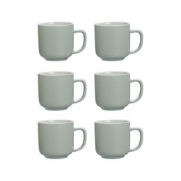 Ritzenhoff & Breker Espressotasse "Espressotassen Jasper 100 ml 6er Set", 6 tlg., grün, RITZENHOFF & BREKER, Trinkgefäße