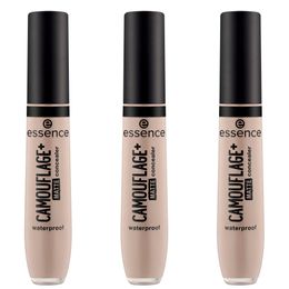 Essence Kinder Concealer "CAMOUFLAGE+ MATTE concealer", 24mlbraun, Teint-Kosmetika, 3-tlg., hohe Deckkraft, mattierend, alle Hauttypen