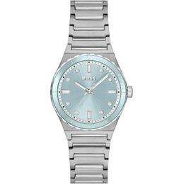 BOSS Damen Quarzuhr "CANDOR LADIES SPORT", silber, Armbanduhren, Armbanduhr, Damenuhr, Edelstahlarmband, analog, Glassteine