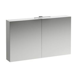 Laufen Base LED-Spiegelschrank H4029021102611 120x70x18,5cm, Wei&szlig; Gl&auml;nzend