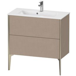 Duravit XViu Waschtisch-Unterschrank XV44890B175 81 x 59,4 x 39 cm, leinen, 2 Ausz&uuml;ge, stehend, champagner matt
