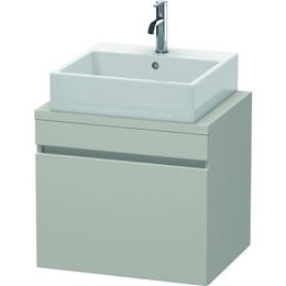 Duravit DuraStyle Waschtisch-Unterschrank DS530000707 60 x 47,8 cm, betongrau matt, f&uuml;r Konsole, 1 Auszug