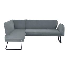 K+w Komfort & Wohnen Eckbank, H:91cm T:68cm, blau, K+W KOMFORT & WOHNEN, Esszimmer, Sitzb&auml;nke, "Drive", mit Seitenteilverstellung am langem Schenkel zur
