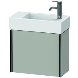 Duravit XViu Waschtisch-Unterschrank XV4232RB207 48,4 x 39,7 x 23,4 cm, rechts, betongrau matt, 1 T&uuml;r, schwarz matt