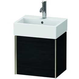 Duravit XViu Waschtisch-Unterschrank XV4231RB116 43,4x33,4x39,7cm, champagner matt, T&uuml;r rechts, Eiche schwarz