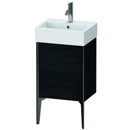 Duravit XViu Waschtisch-Unterschrank XV4531RB216 43,4x33,4x49,3cm, schwarz matt, rechts, Eiche schwarz
