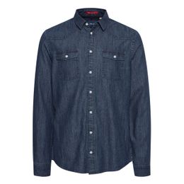 Blend Herren Jeanshemd "Jeanshemd BHNantes", blau, Gr. S, Obermaterial: 100% Baumwolle CO., Hemden