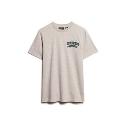 Superdry Herren T-Shirt "T-Shirt Embroider Superstate Logo Tee 1er Pack", grau, Gr. L, Obermaterial: 100% Baumwolle CO., Shirts