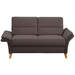 2-Sitzer Home Affaire, B:166cm H:90cm T:89cm, braun, 98% Polyester 2% Polyamid, Sofas, "Westerland", Federkern-Polsterung. wahlweise mit