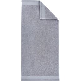 Duschtuch Dyckhoff, B:70cm L:140cm, silber, Frottier, Baumwolle, Handt&uuml;cher, "Gloss", mit edler Glanzgarn Bord&uuml;re