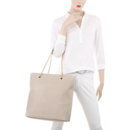 Damen Henkeltasche "MINIMAL MONOGRAM CHAIN TOTE", Calvin Klein Jeans, beige, Lederimitat, unifarben, Taschen, Shopper, gro&szlig;e Umh&auml;ngetasche, Damen