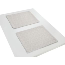 Platzset WIRTH, B:40cm L:35cm, braun, Obermaterial: 50% Baumwolle, 50% Polyester, Platzsets, "Berwick"