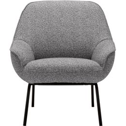 Sessel, B:76cm H:83cm T:83cm, grau, CREATION BY ROLF BENZ, Wohnzimmer, Sessel, "Designsessel CR.482 in hochwertiger Detailverarbeitung", und tollem