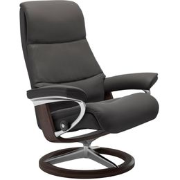stressless "View" Set, Relaxsessel mit Hocker, mit Signature Base, Gr&ouml;&szlig;e S,Gestell Wenge