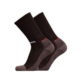 UphillSport Damen Socken "VIRVA 2er Pack", Gr. 35, schwarz, 83% Viskose, 15% Polyamid, 2% Elasthan, mehrfarbig, Socken, mit Elasthan-Grip