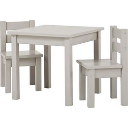 Kindersitzgruppe Hoppekids, grau, FSC-zertifizierter Holzwerkstoff, FSC-zertifiziertes teilmassives Holz, MDF, Sitzmöbel-Sets, "MADS