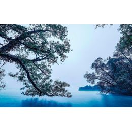 Komar Vliestapete "Digitaldruck Vlies - Blue Waters - Gr&ouml;&szlig;e 400 x 250 cm", B/L: 400mm x 250mm, Rollen:, blau, Tapeten, Wohnzimmer, Schlafzimmer