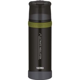 Thermos Thermoflasche "Mountain", 750ml, schwarz, Trinkflaschen, Edelstahl
