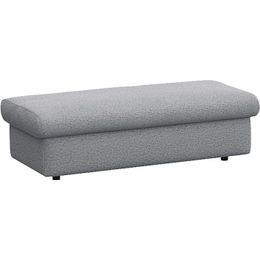 Pouf FLEXLUX, B:131cm H:44cm T:61cm, grau, Poufs, "Lovane", Weich & anschmiegsam