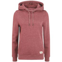 oxmo Damen Kapuzenpullover "Hoodie OXOwena", rot, Gr. S, Obermaterial: 80% Polyester PES. 20% Baumwolle CO., Sweatshirts