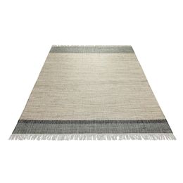 Teppich OTTO HOME, B:80cm H:4mm L:150cmsand beige, Baumwolle, Jute, Wohnzimmer, Teppiche, "Bennii", 80% Jute, handgewebt, mit Fransen, Wohnzimmer,