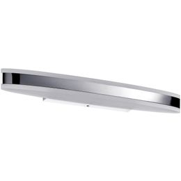 Paulmann Spiegelleuchte "Kuma 500mm IP44 9W Chrom, Weiß, Metall, Acryl", 1, H: 4,5cm, 1 Stk., weiß, Badezimmer, Leuchten, Badezimmerleuchte