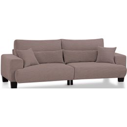 Big-Sofa, B:254cm H:89cm T:109cm, braun, exxpo - SOFA FASHION, Sofas, "Big Ayo, Megasofa, toller Sitzkomfort, modern & zeitlos, Cord Bezug", inkl.