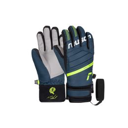 Reusch Mädchen Skihandschuhe "Warrior R-TEX XT Junior", blau, Gr. 6,5, mehrfarbig, 95% Polyester, 5% Polyurethan, Handschuhe, in wasserdichter