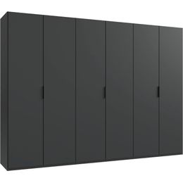Kleiderschrank wimex, B:300cm H:216cm T:58cm, grau, Spanplatte, Kinderzimmer, Schränke, "Oxford by fresh to go, in 3 Breiten, Made in Germany", mit