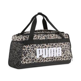 Puma Damen Sporttasche "CHALLENGER AOP SMALL SPORTS BAG", schwarz, Netz, Polyester, gemustert, Taschen
