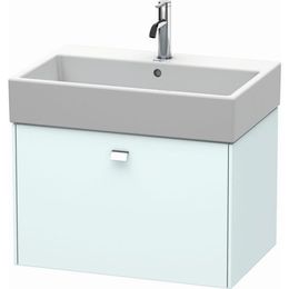 Duravit Brioso Waschtischunterbau BR405401009 684x459mm, Lichtblau Matt/Chrom, 1 Auszug